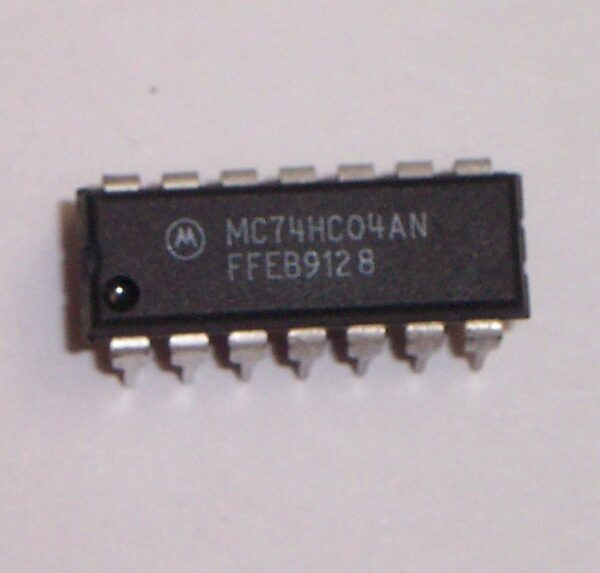 MC74HC04AN Motorola Hex Inverter 14 Pin DIP 64 Pcs @ $1.00 Each Piece ...